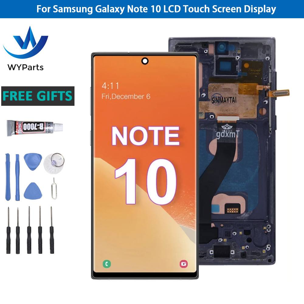 Incell for Samsung Note 10 N970 SM-N970F SM-N9700 LCD Display Touch Screen Digitizer with Frame ...
