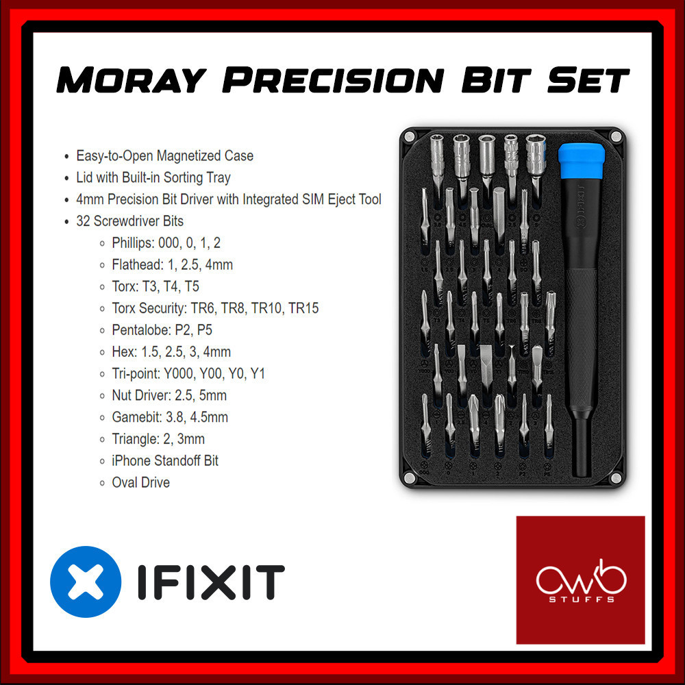 iFixit Moray Precision Driver Screwdriver Kit | Shopee Philippines
