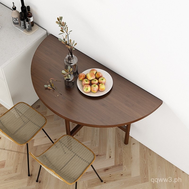 Bamboo Dining Table Foldable round Table Modern Chinese Household Small ...