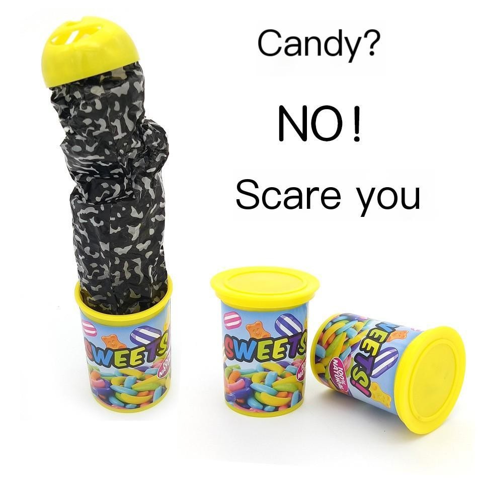 Candy Box Bouncing Snake Jump Fake Snake Halloween Toy Party Props Toy ...