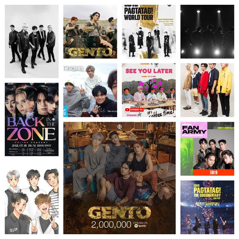 SB19 Group Poster Print Philippines SB19 Pop Star Poster Pink Super ...