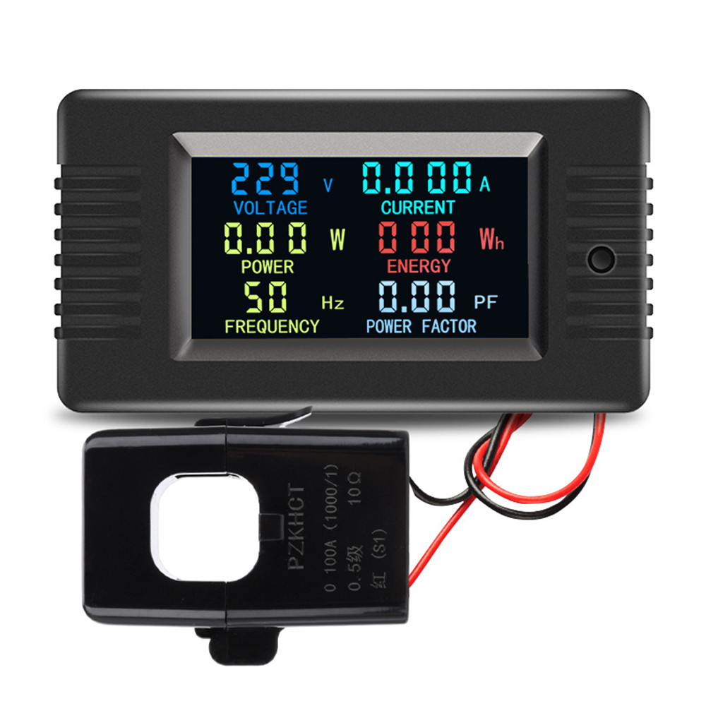 Pcbfun PZEM-020/PZEM-022 Color Screen Multi-function Digital Power ...