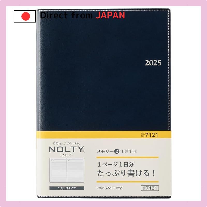 NOLTY 2025 A5 Daily Memory 2 Navy 7121 (Starts in January 2025) | Shopee Philippines