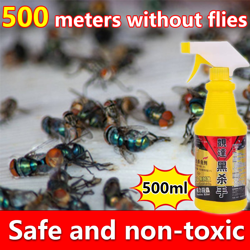 Fly killer Fly spray 500ml Effective Fly Bait Fly bait Fly repellents ...