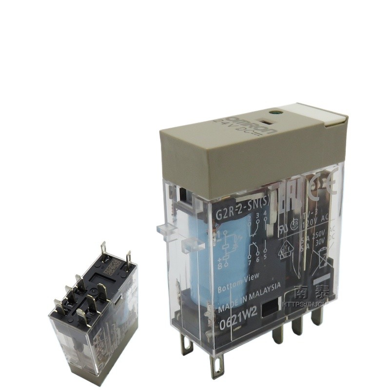 Original imported OMRON Omron relay G2R-2-SN(S) DC24V 8 pin with light ...