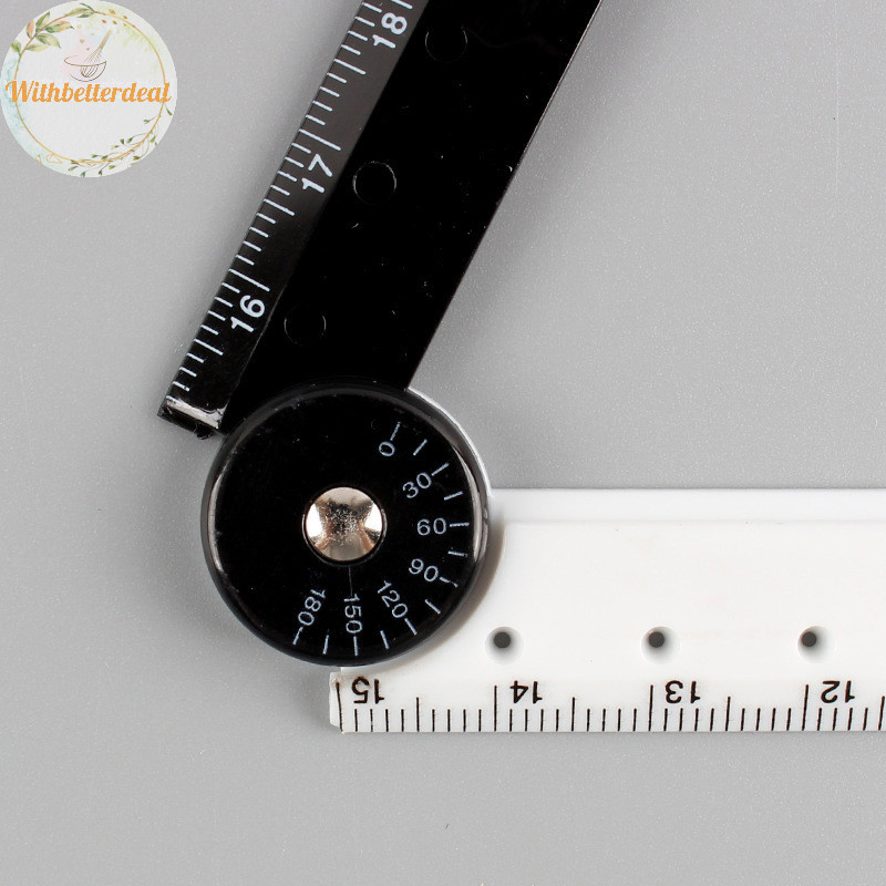 Withbetter Black And White Simple Folding Ruler Folding Straight Rulers ...