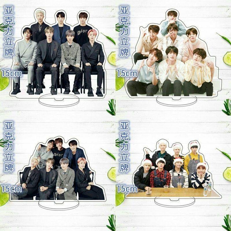 BTS Merchandise Acrylic Standee - 15CM Double-Sided Figure Stand ...