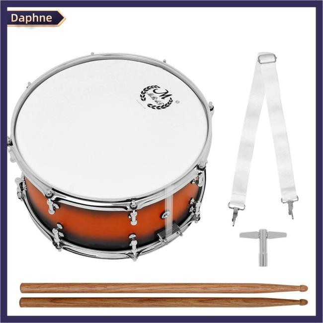 Daphne Snare Drum Kit 14 Inch Student Snare Drum With Drumsticks Tuning ...