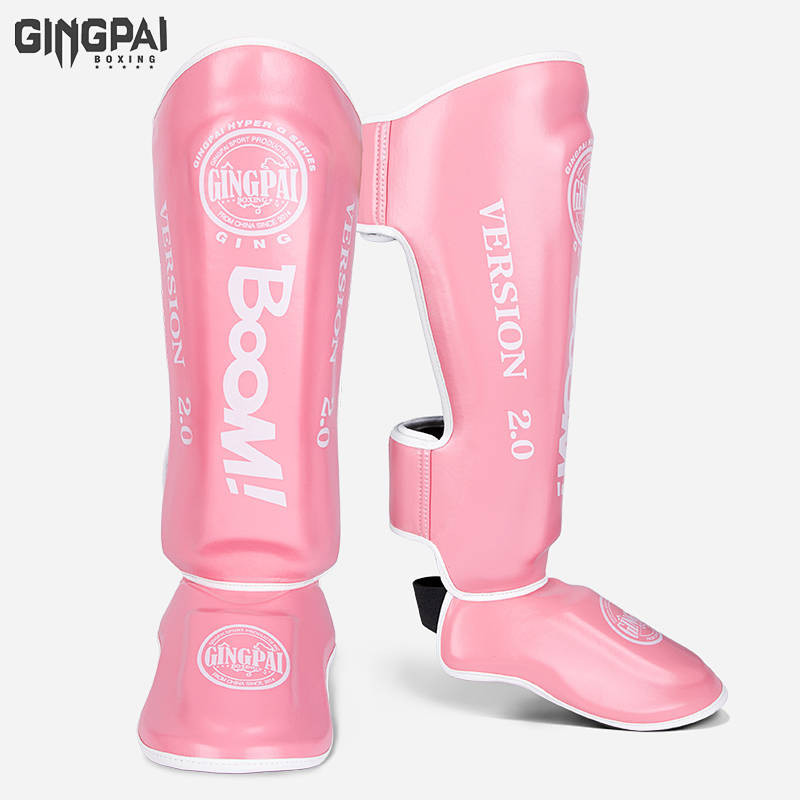 Muay Thai Sanda Leg Guard Fight Shank Protection Foot Back Shin Guard ...