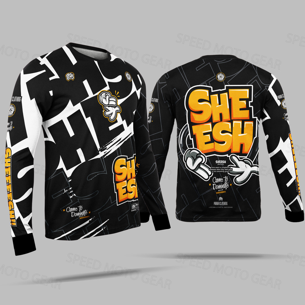 Long Sleeve Motorcycle Shirt Cycling Tshirt Jersey for Racing Sports by ...