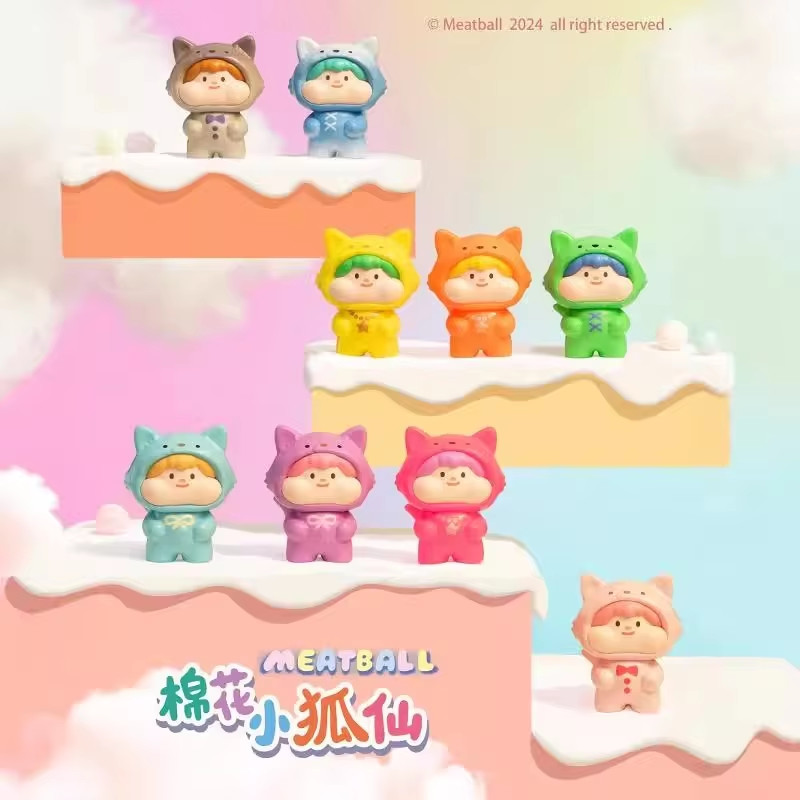 Meatball Cotton Candy Little Fox Fairy Series Blind Box Toys Mystery ...