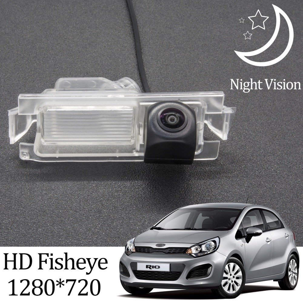 For Kia Rio (UB) 5D hatchback 2011-2017 HD 1280*720 Fisheye CCD License ...
