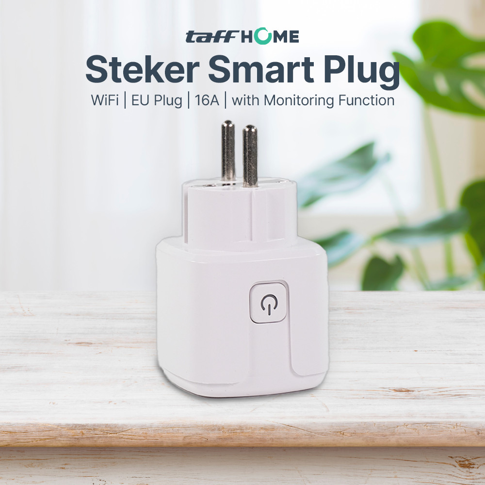 Taffhome Smart Plug Smart Plug WiFi EU Plug 16A with Monitoring ...