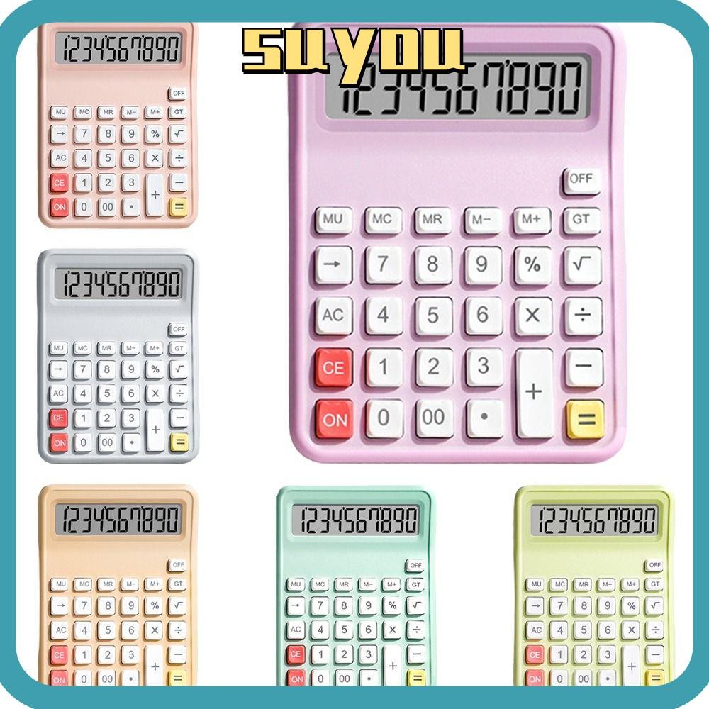 SUYO Standard Function Calculator, Standard 10-Digit Math Calculator ...