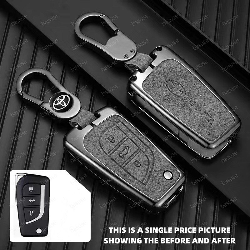 Toyota fortuner innova key cover car Remote Key Case holder shell ...
