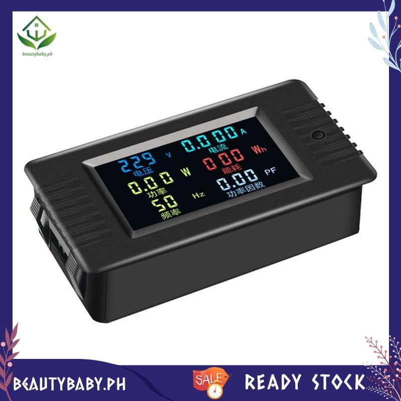 [beautybaby.ph] Peacefair PZEM-022 10A AC Smart Digital Voltage Current Power Energy Meter 6in1 ...