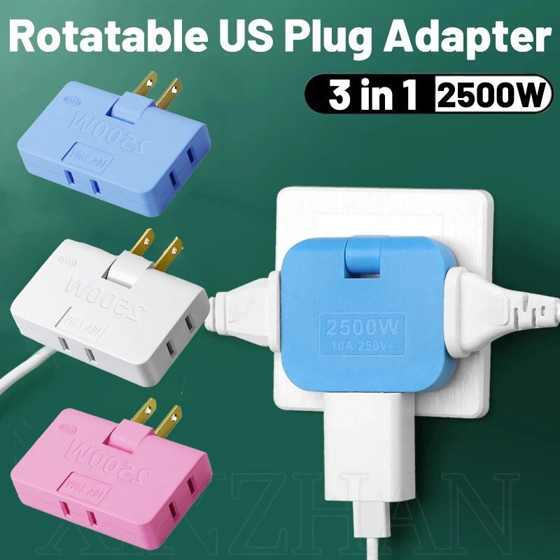 3-door multi-function power outlet, 2500W high-load smart conversion ...