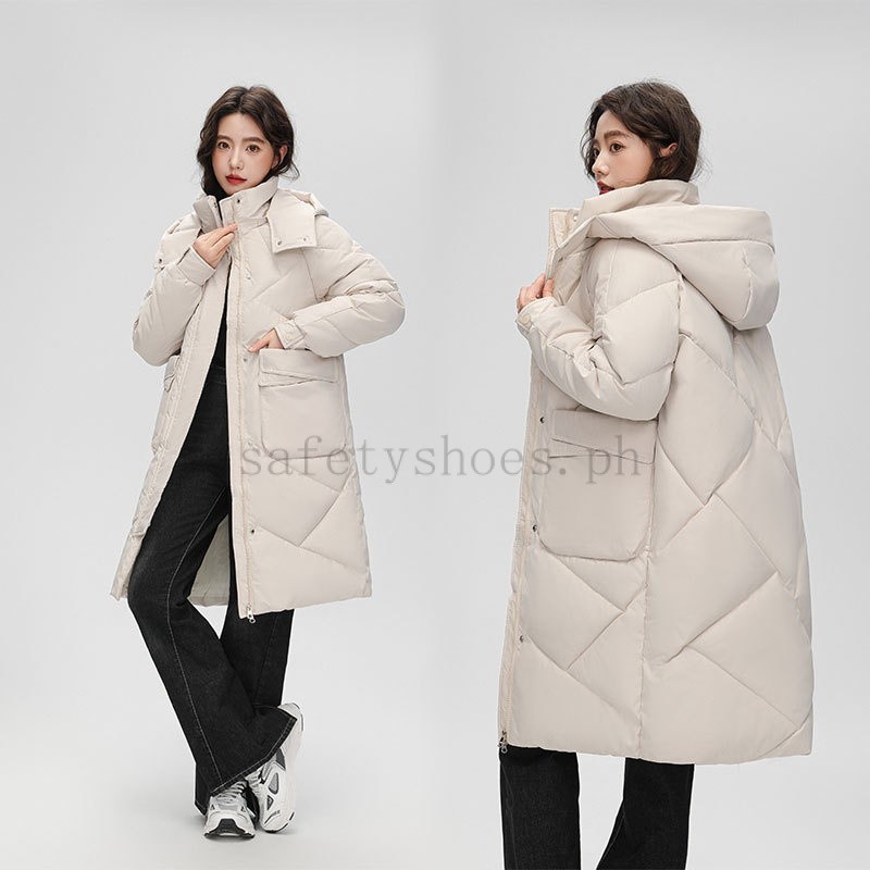 Mid-Length Padded Coat Women's 2024 Winter New British Style Loose ...