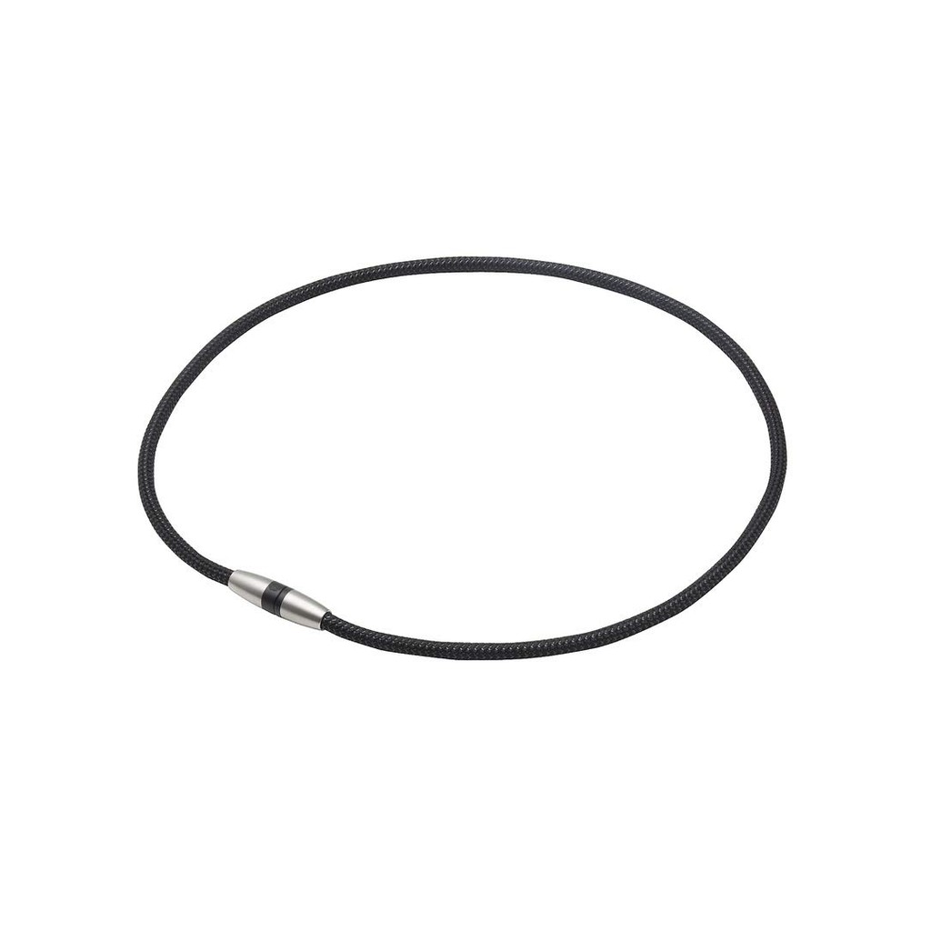 Phiten Unisex Necklace RAKUWA Magnetic Titanium Metal Black 50cm ...