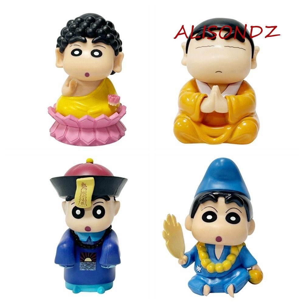 ALISONDZ Crayon Shin-Chan Figure, Cos Lord Buddha PVC Statue Shinnosuke ...