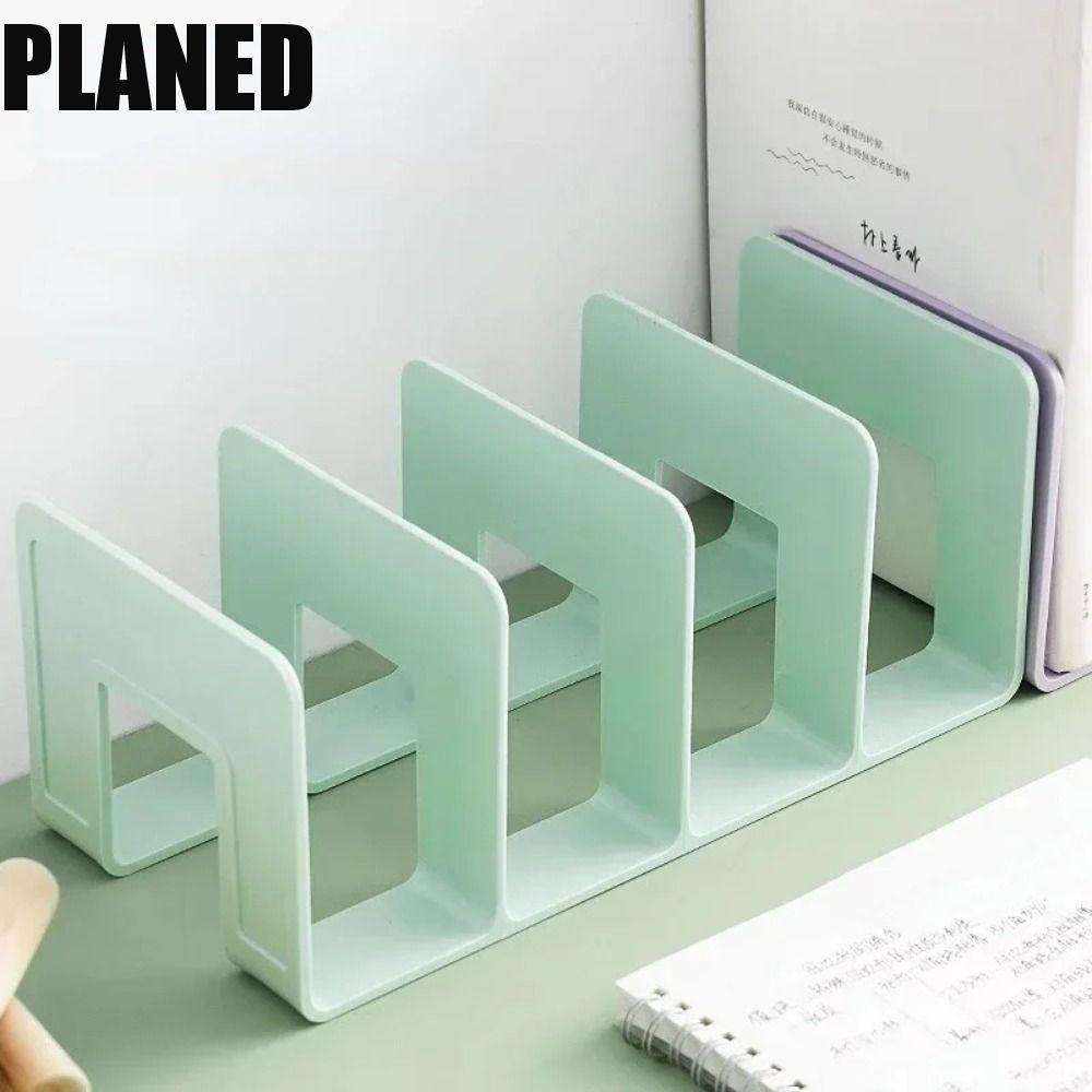 PLANED Desktop Bookends, Display Bookshelf Divider Book Stand, File ...