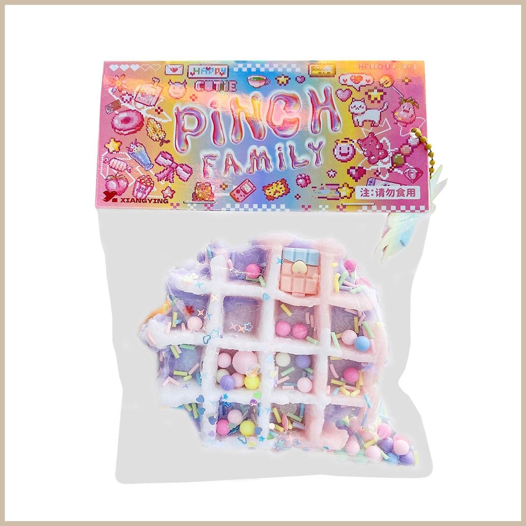 Dessert Stress Relief Toy Food Shape Sensory Fidget Toy Soft Shapeable ...