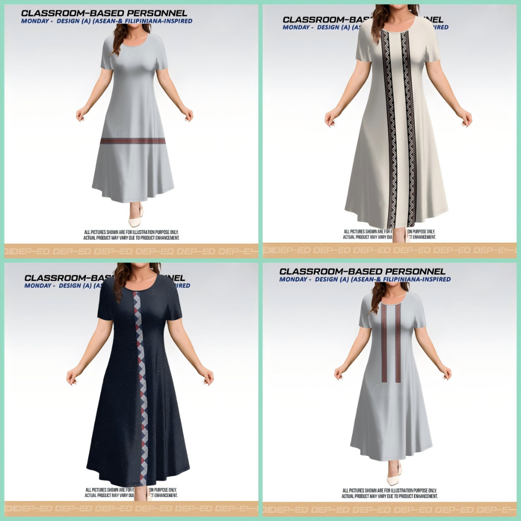 2025 Teacher uniform Dresses Full Sublimation Women's Dresses Teacher's ...