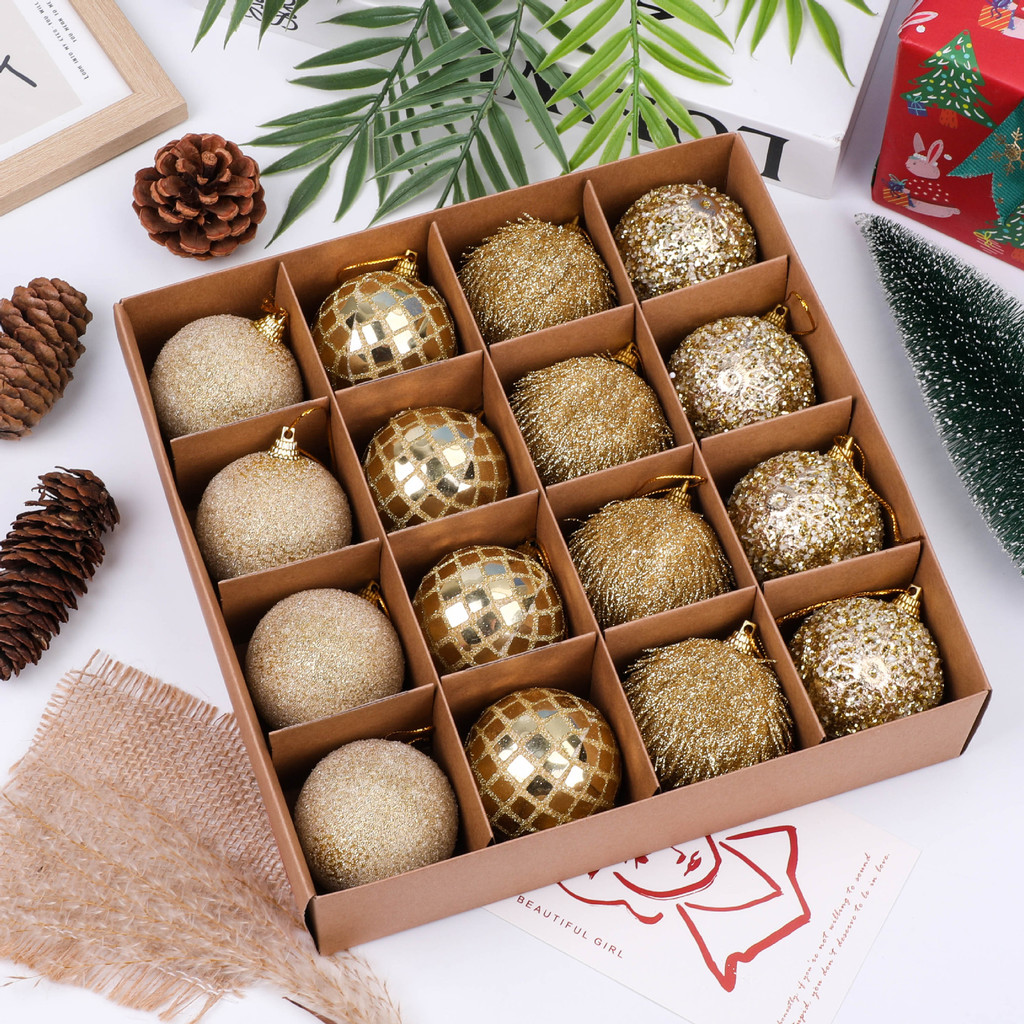 Christmas Ball Decoration Ball 6CM Christmas Ball Handmade Boxed Ball ...