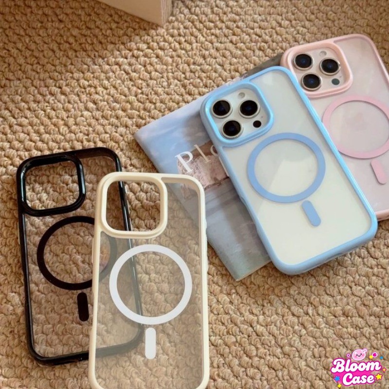 Magnetic Circle For Iphone 11 13 Xs 12 16 15 14 Pro Max Plus Phone Case ...