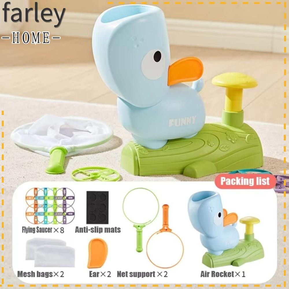 FARLEY Flying Air Disc Launcher, Flying Disc Foot Launcher Disc Flying ...