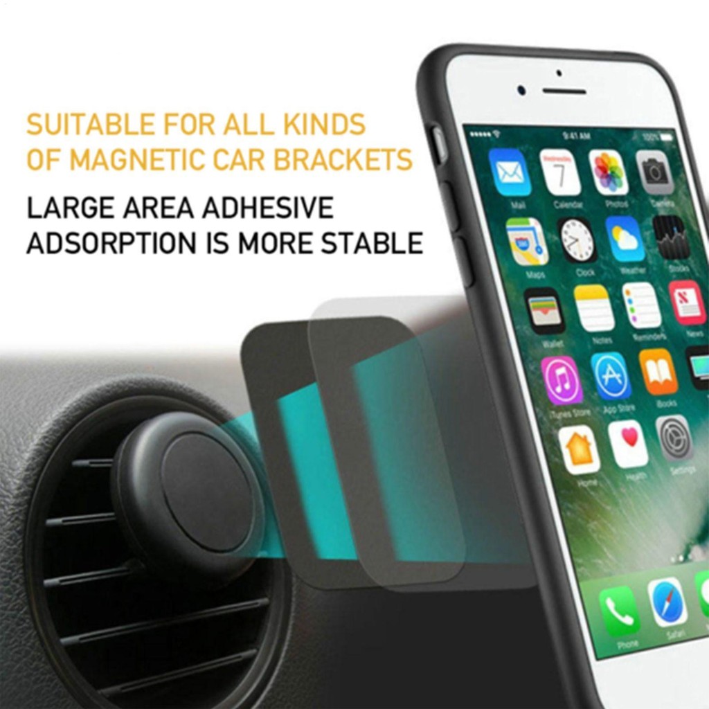 Cell Phone Metal Stickers Metal Plate Sticker For Magnetic Phone Mount ...