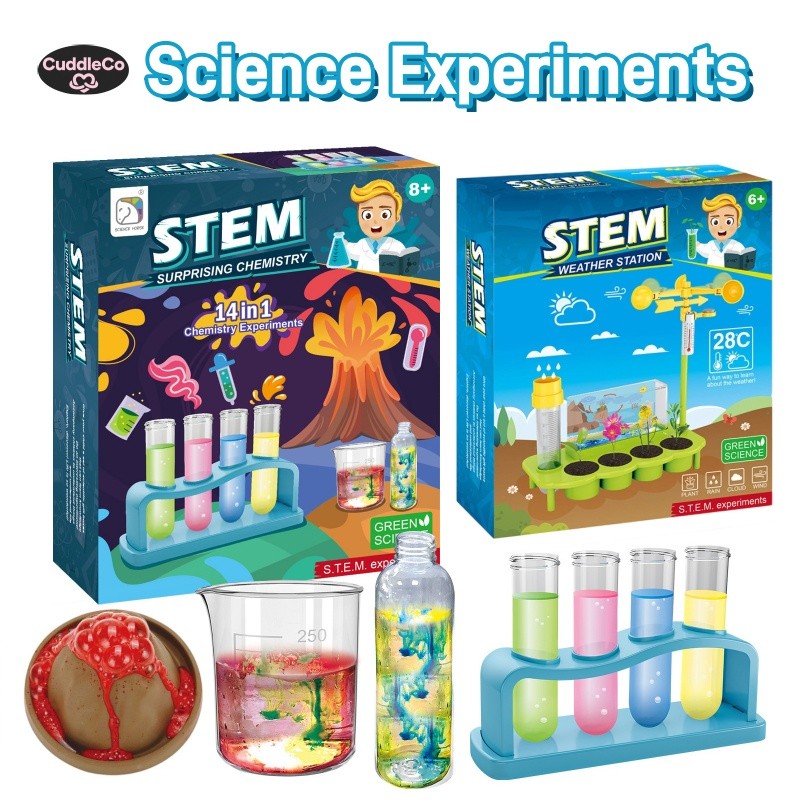 14pcs Science Lab Experiments Set Toys Scientific DIY Learning Tools ...