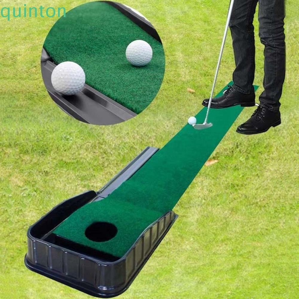 QUINTON Golfing Putting Mat, Auto Ball Return Practice Equipment ...