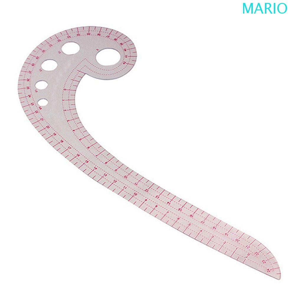 MARIO Measure Ruler Comma Shaped Long for Dressmaking Tailor Grading ...