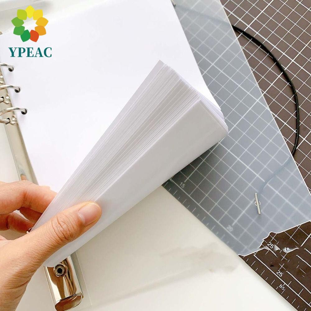 YPEAC Double-sided Release Paper, 40Sheets 6-hole Adhesive Tape Release ...