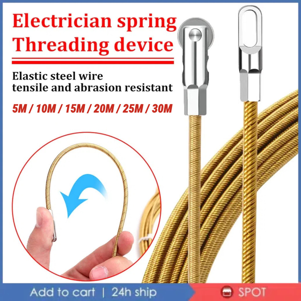 [24H SHIP] Universal Wire Lead Threading Device Tool Quick Pipeline ...