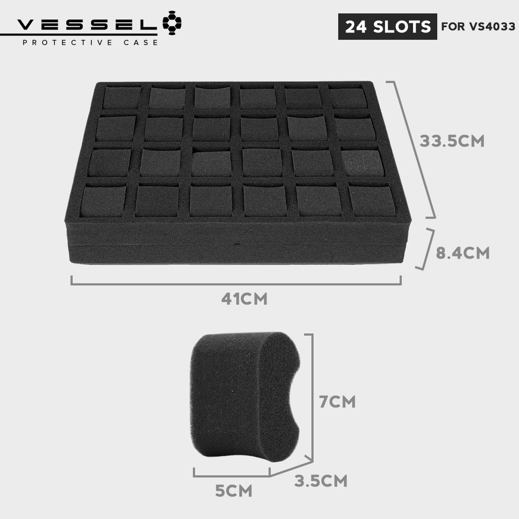 VESSEL Watch Case Organizer Storage Hard Cases with Foam for Watches ...