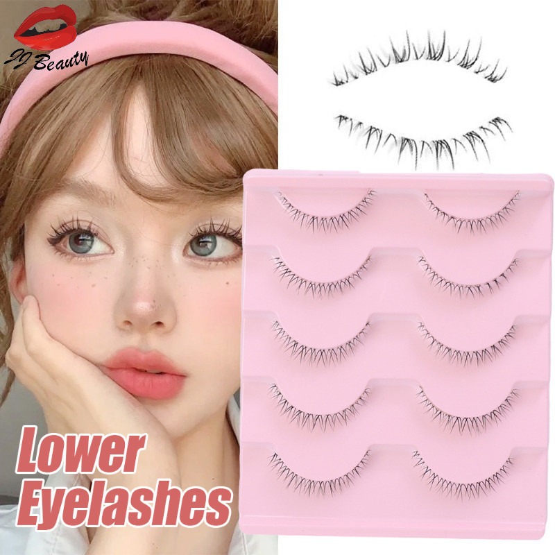 Fluffly Natural Lower Eyelashes - Realistic Handmade Under Eye Lashes ...
