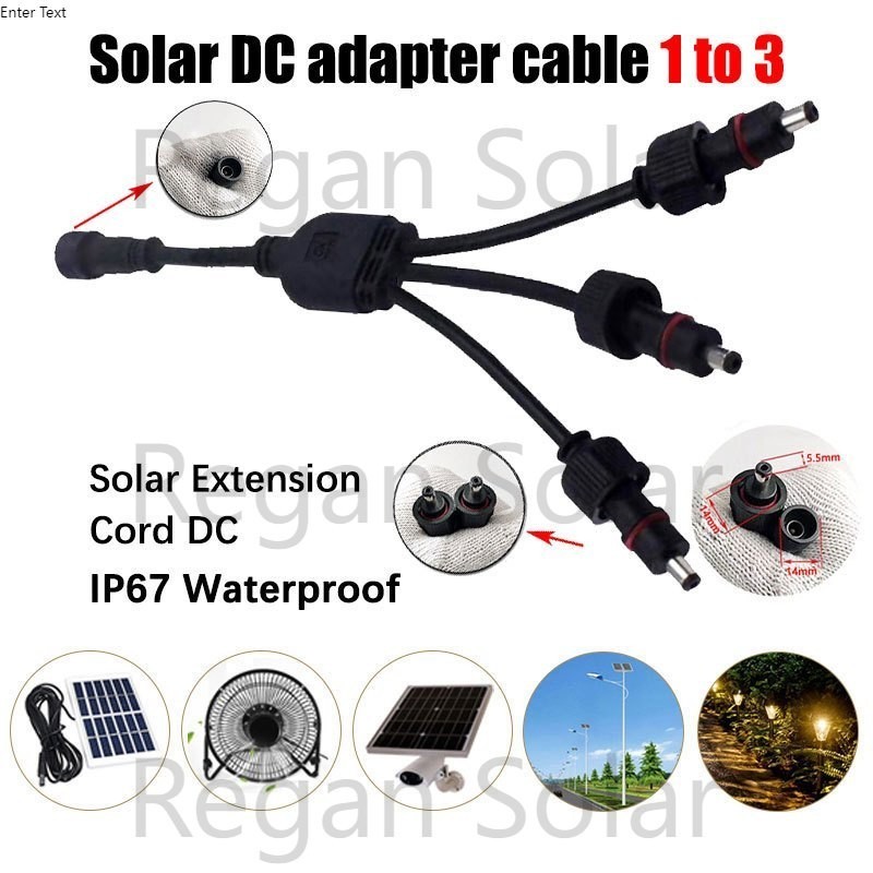 Portable Charging Cable For Solar Panel And Solar Light Charging Solar ...
