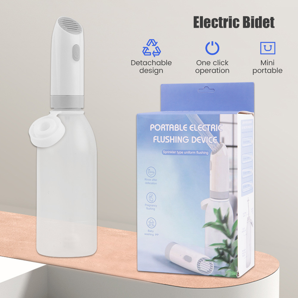 Portable Electric Bidet Spray Set Travel Hand Held Personal Cleaner ...