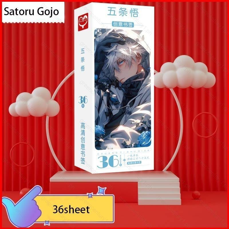 YS 36PCS/Set Jujutsu Kaisen Satoru Gojo bookmarks Anime Manga ...