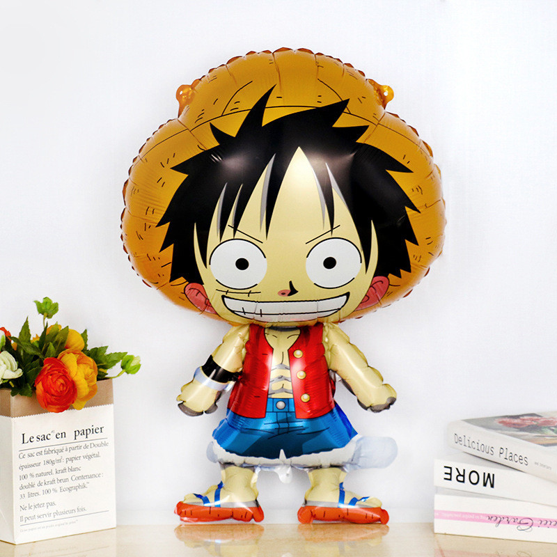 Party Aluminum Balloons For One Piece Luffy Zoro Cartoon Birthday ...