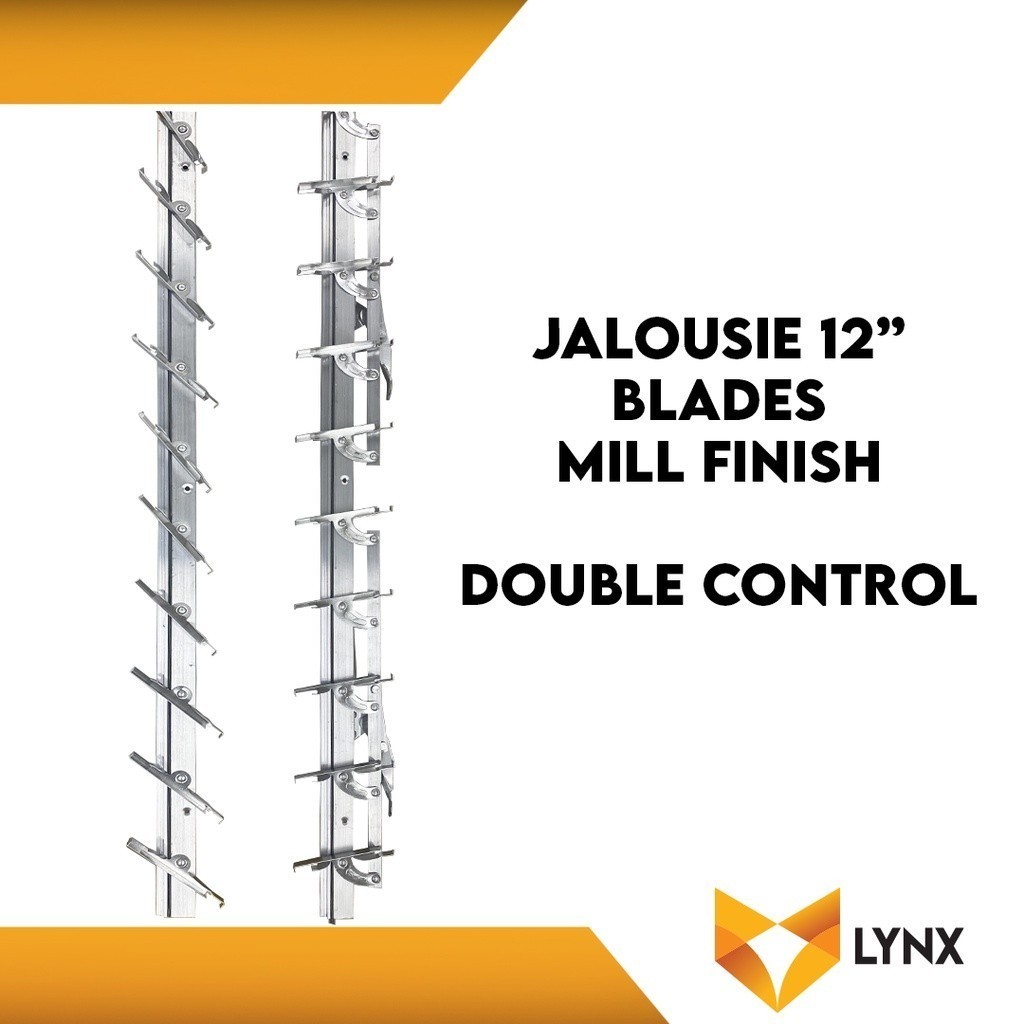 Jalousie Frame 12 Blades for Louver Window 1 Pair | Shopee Philippines