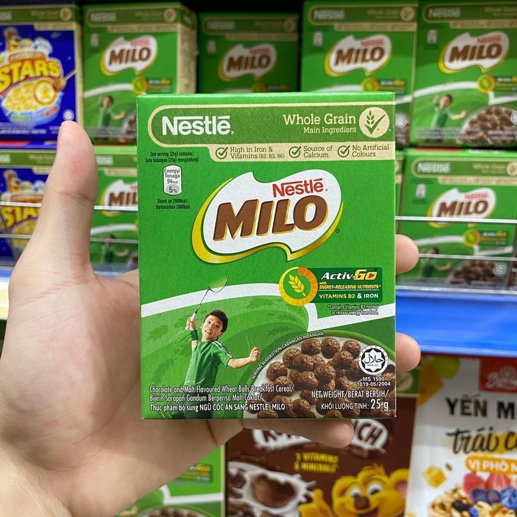 Nestle Milo breakfast cereal 25g pack | Shopee Philippines