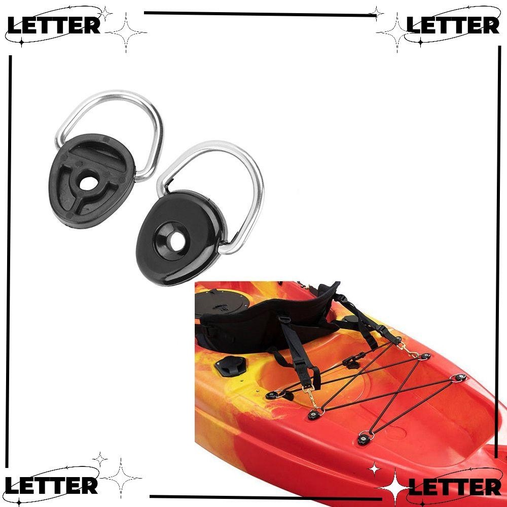 LET Kayak D Ring, Boat Deck Fitting Screws Canoe D Tie, Nylon Dinghy ...