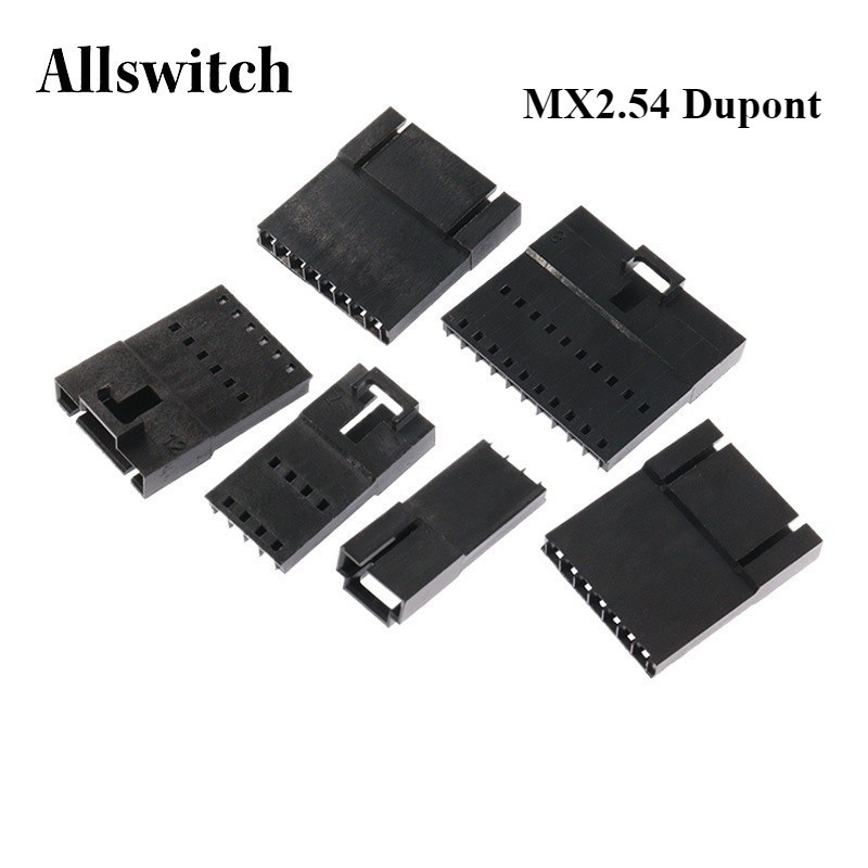 5PCS MX2.54 Dupont Connector 2.54mm 2/3/4/5/6/7/8Pin with Buckle Single Row MX2.54 CD-ROM ...