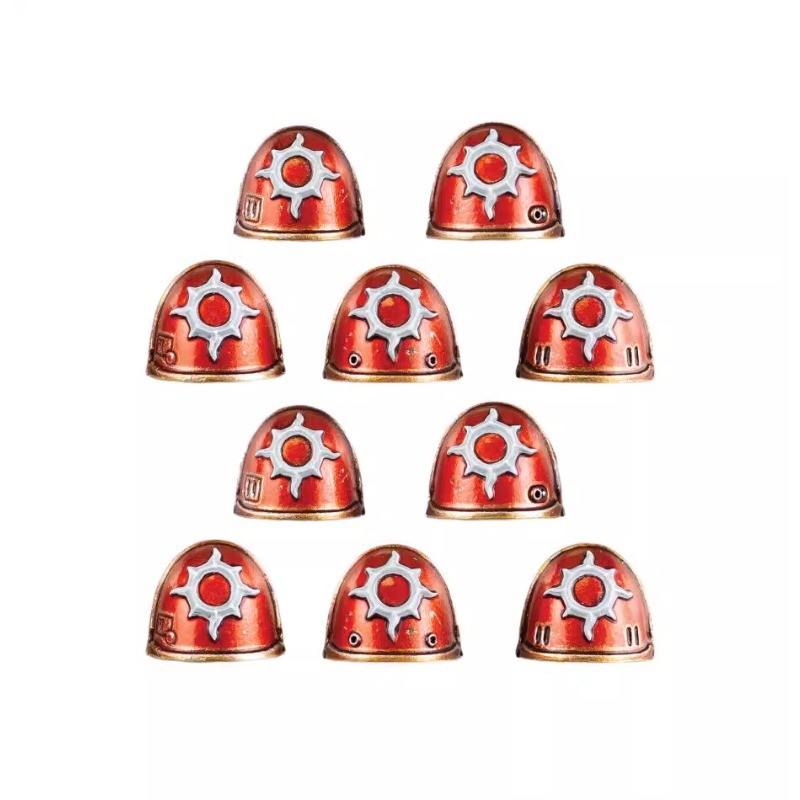 Thousand Sons THOUSAND SONS MKVI SHOULDER PADS Unpainted Resin Model ...