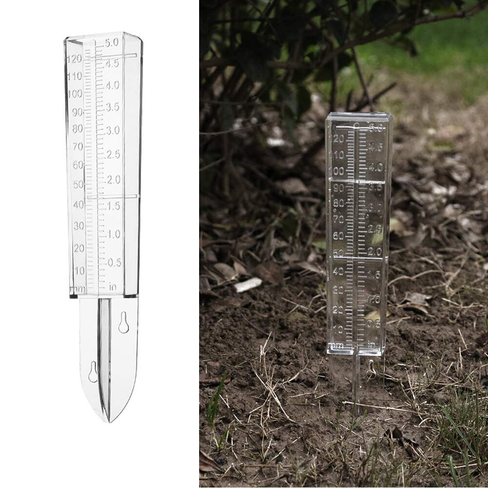 ★Y-Rain Gauge Liquid Detector Clear Rain Water Meter Measuring Device ...