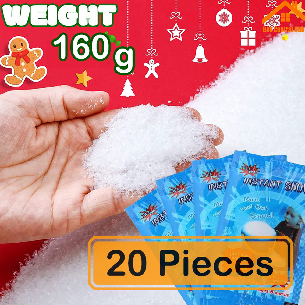 20Pcs Artificial Snow Instant Simulation Snow Fake Snow Magic Fluffy ...