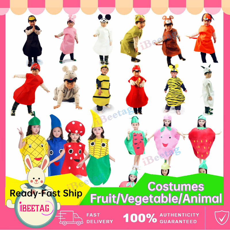 Fruit/Vegetable/Animal Strawberry Pineapple Cucumber Pig Halloween ...